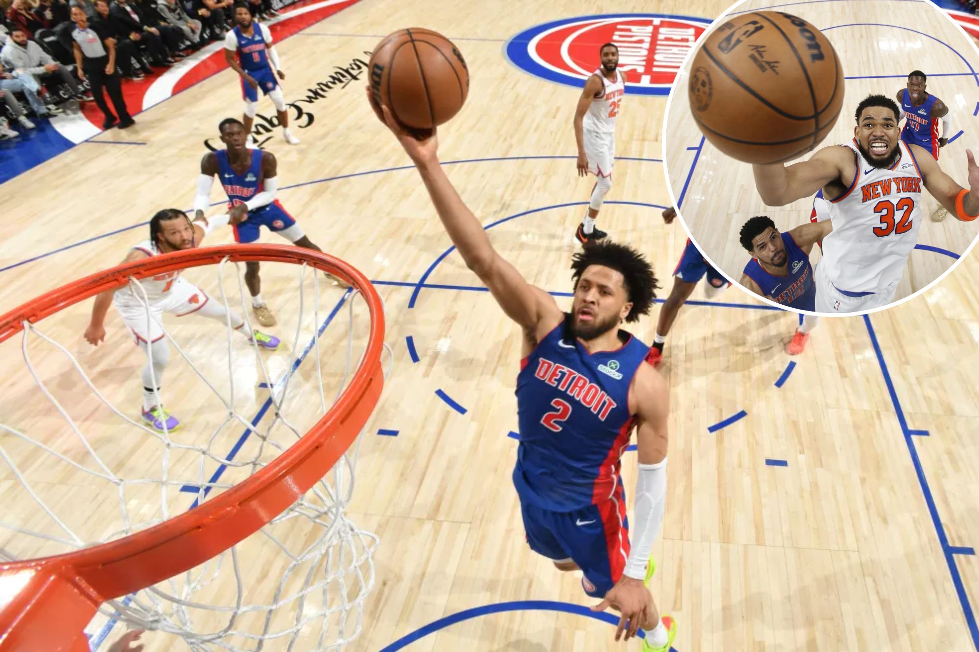 Knicks fail to lock up No. 3 seed in loss to pesky Pistons