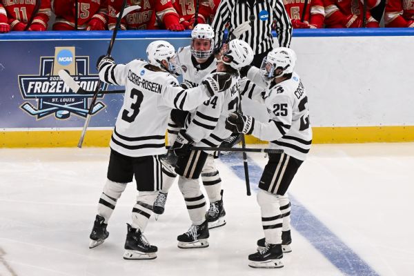 Western Michigan tops Denver in 2OT in Frozen Four semifinals