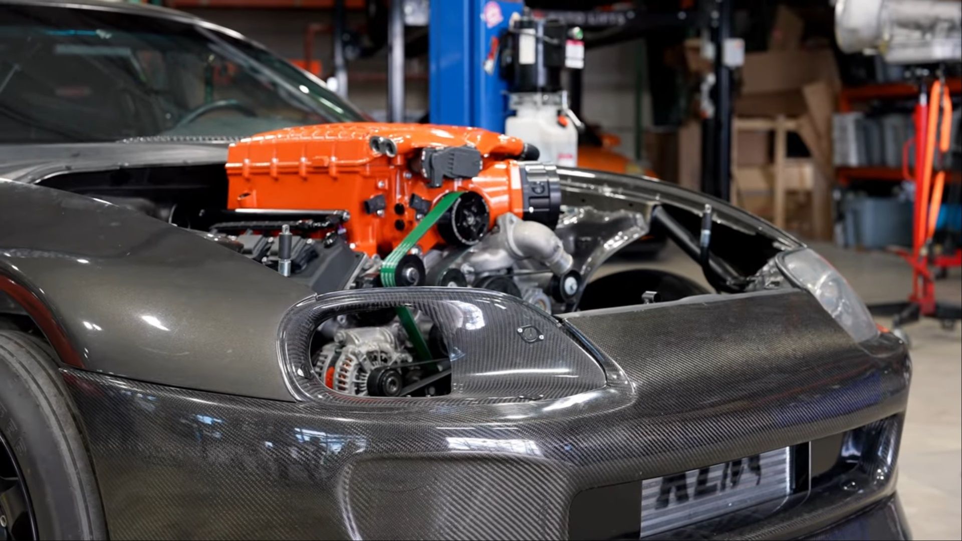 This Supra Has A 1,000 HP Hellephant Motor Under The Hood And Zero Chill