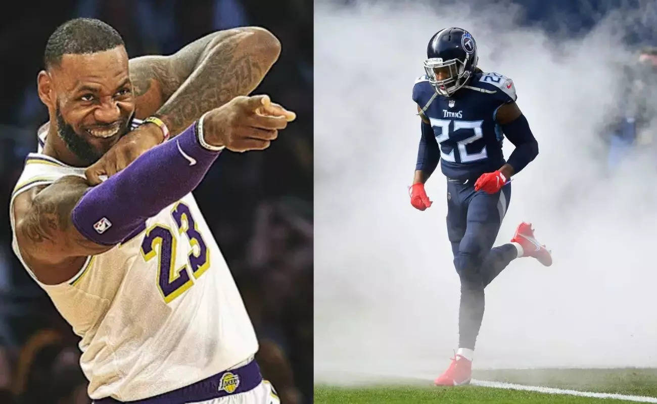 LeBron James shares wholesome moment with favorite NFL star Derrick ...