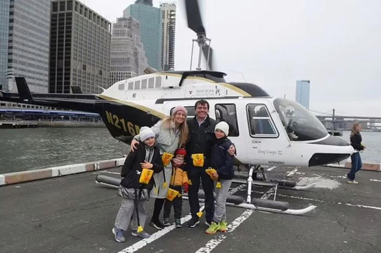 New York helicopter crash final photos of Agustin Escobar and family ...