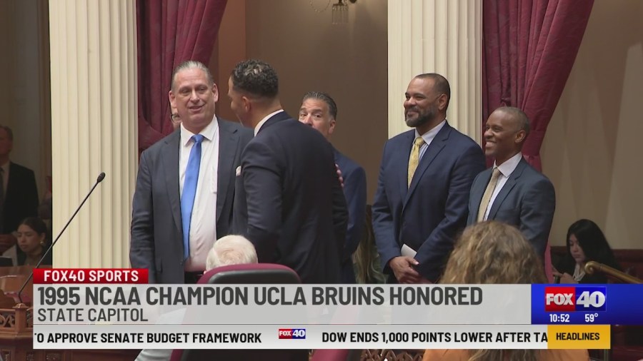 Former King Tyus Edney at state capitol on Thursday, honored as UCLA ...