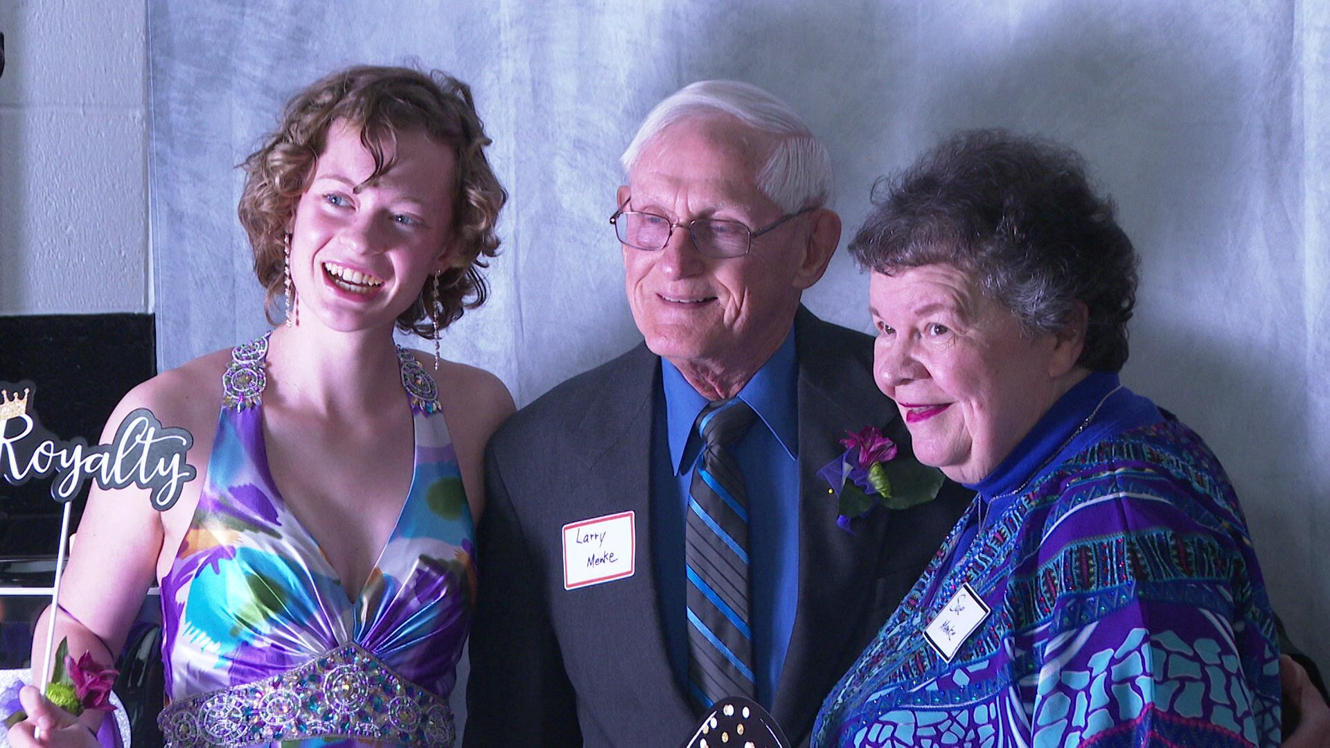Students and senior citizens share the spotlight at Lake Mills prom