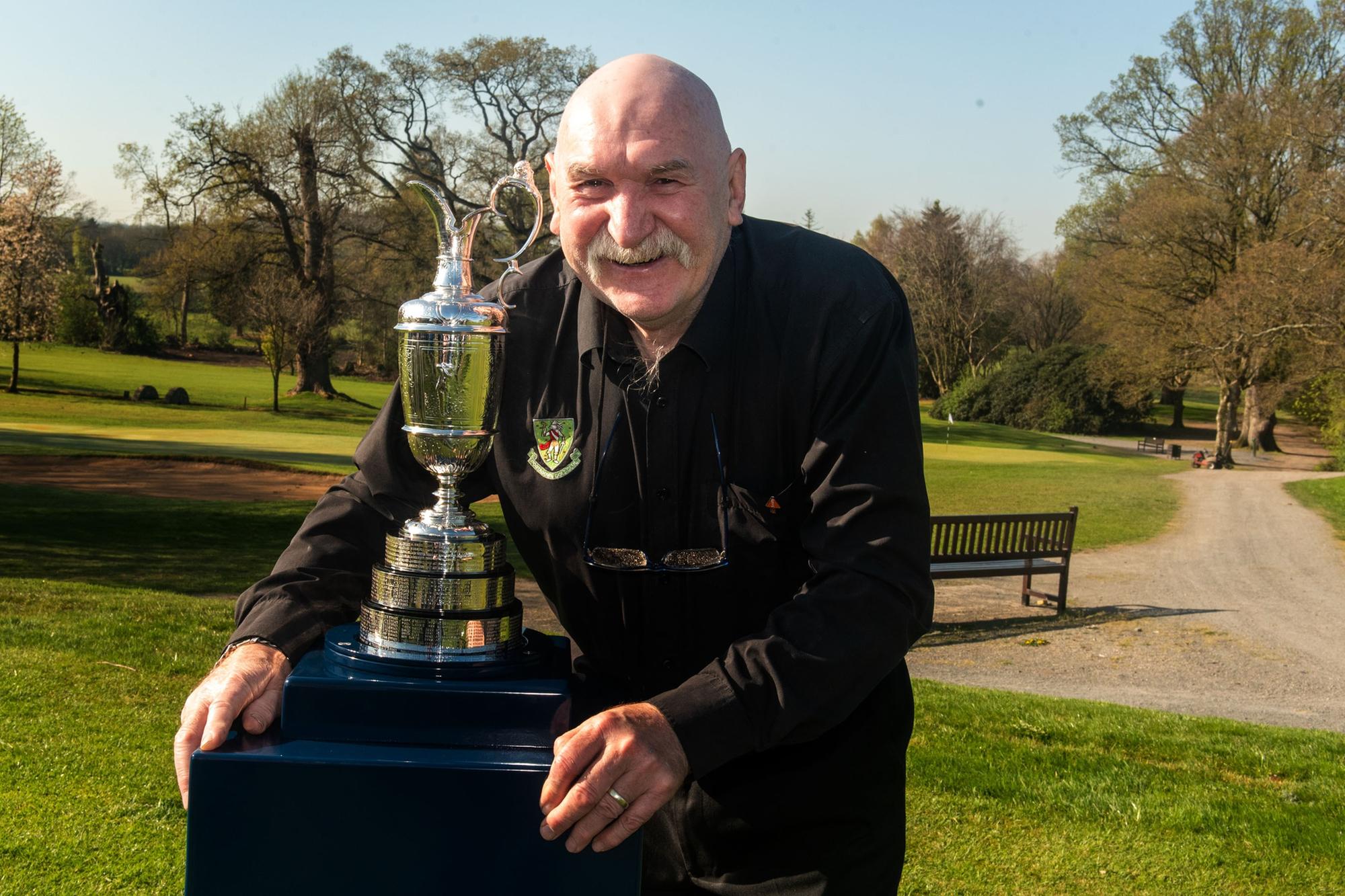 20 happy photos as The Open's famous claret jug trophy is a big draw at ...