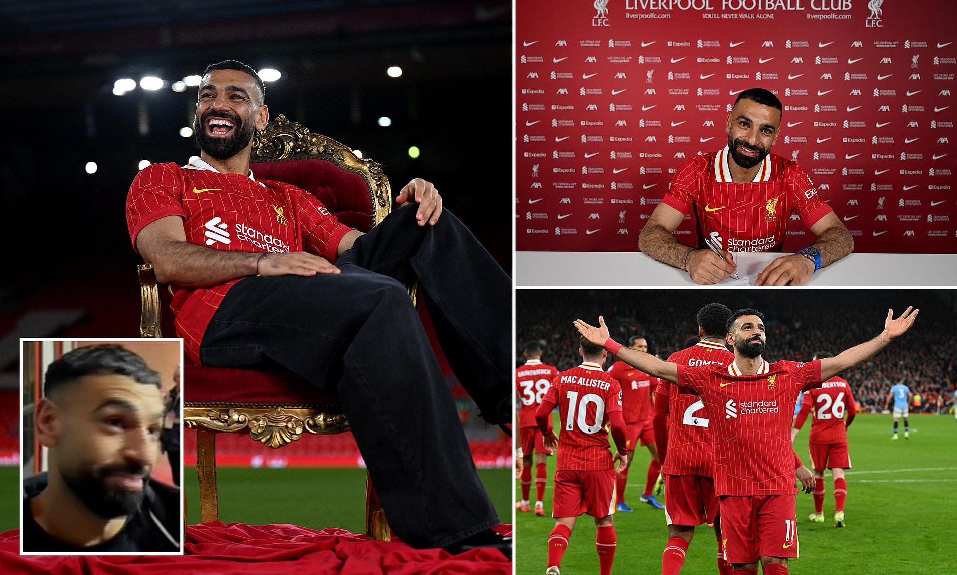 Mo Salah reveals reason behind contract U-turn as he signs new two-year ...