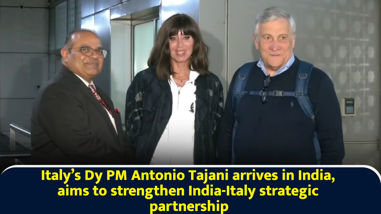 Italy’s Dy PM Antonio Tajani arrives in India, aims to strengthen India ...