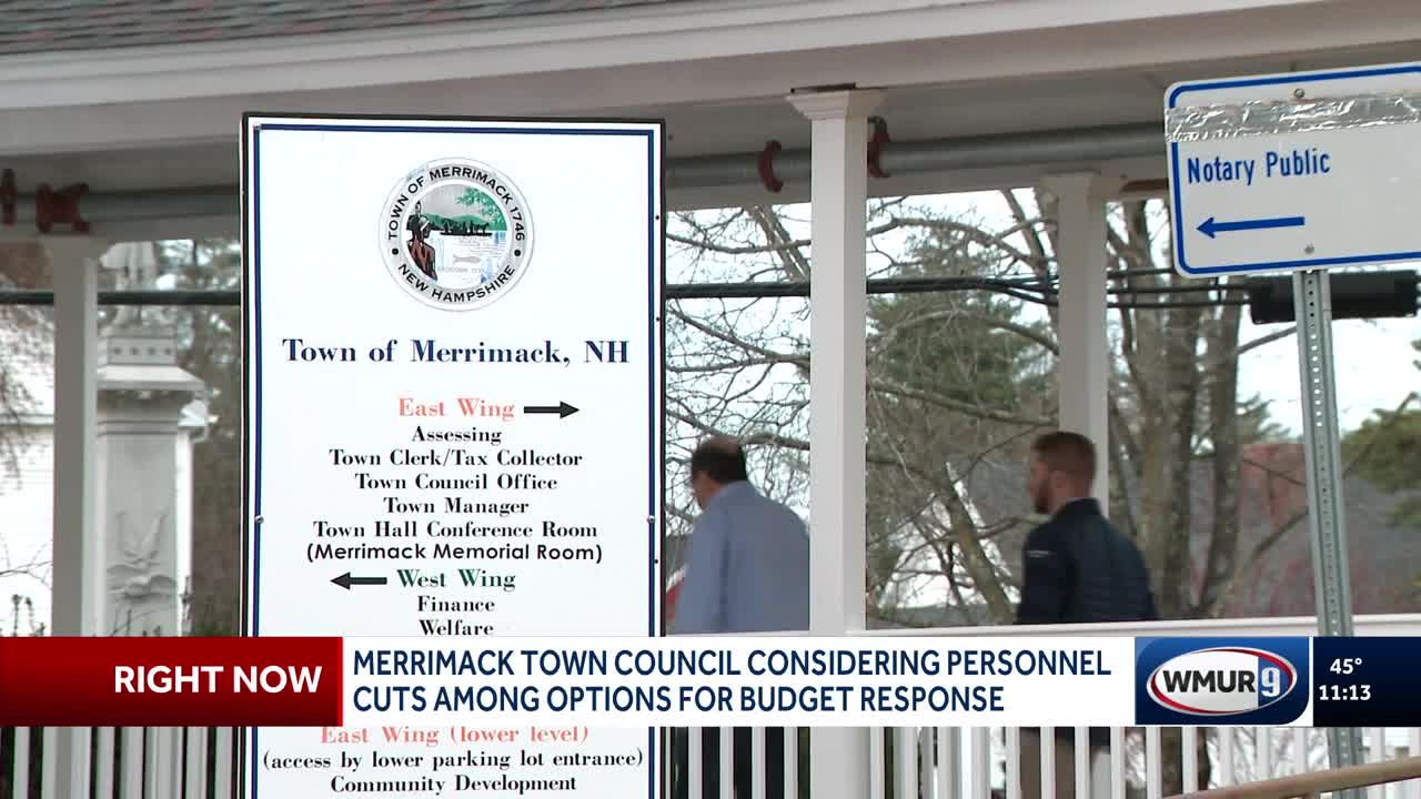 Merrimack Town Council considering personnel cuts among options for ...