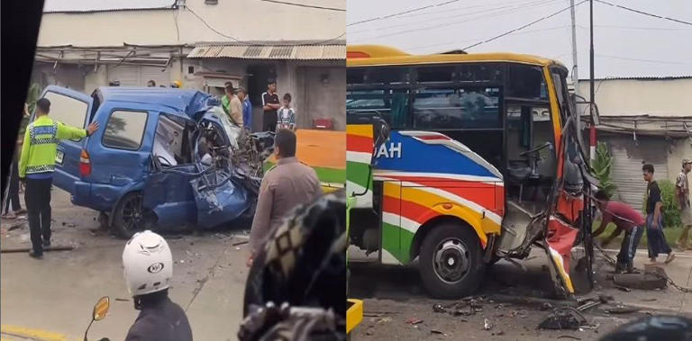 Sopir dan Enam Penumpang Isuzu Panther Tewas, Tragedi Pilu Rombongan Umrah di Gresik