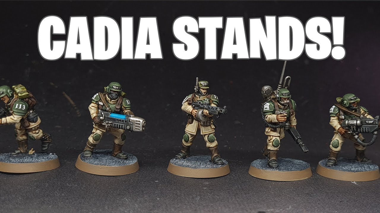 How to Paint the New Cadian Shock Troopers with Ease