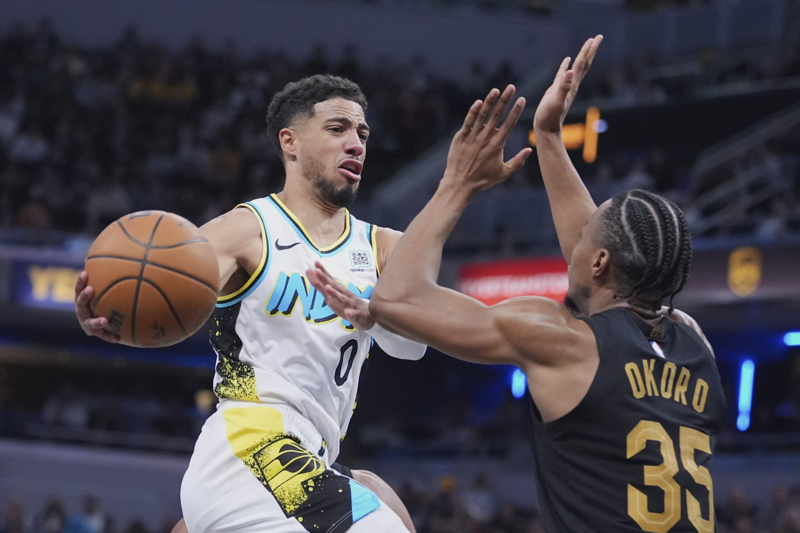 NBA: Pacers edge Cavaliers, secure 1st round homecourt advantage