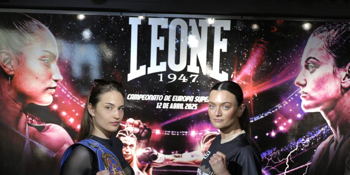 Tenso cara a cara entre Tania Álvarez y Katie Healy antes del combate ...