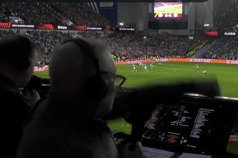 Ally McCoist punches Rangers air live on commentary as Ibrox hero ...