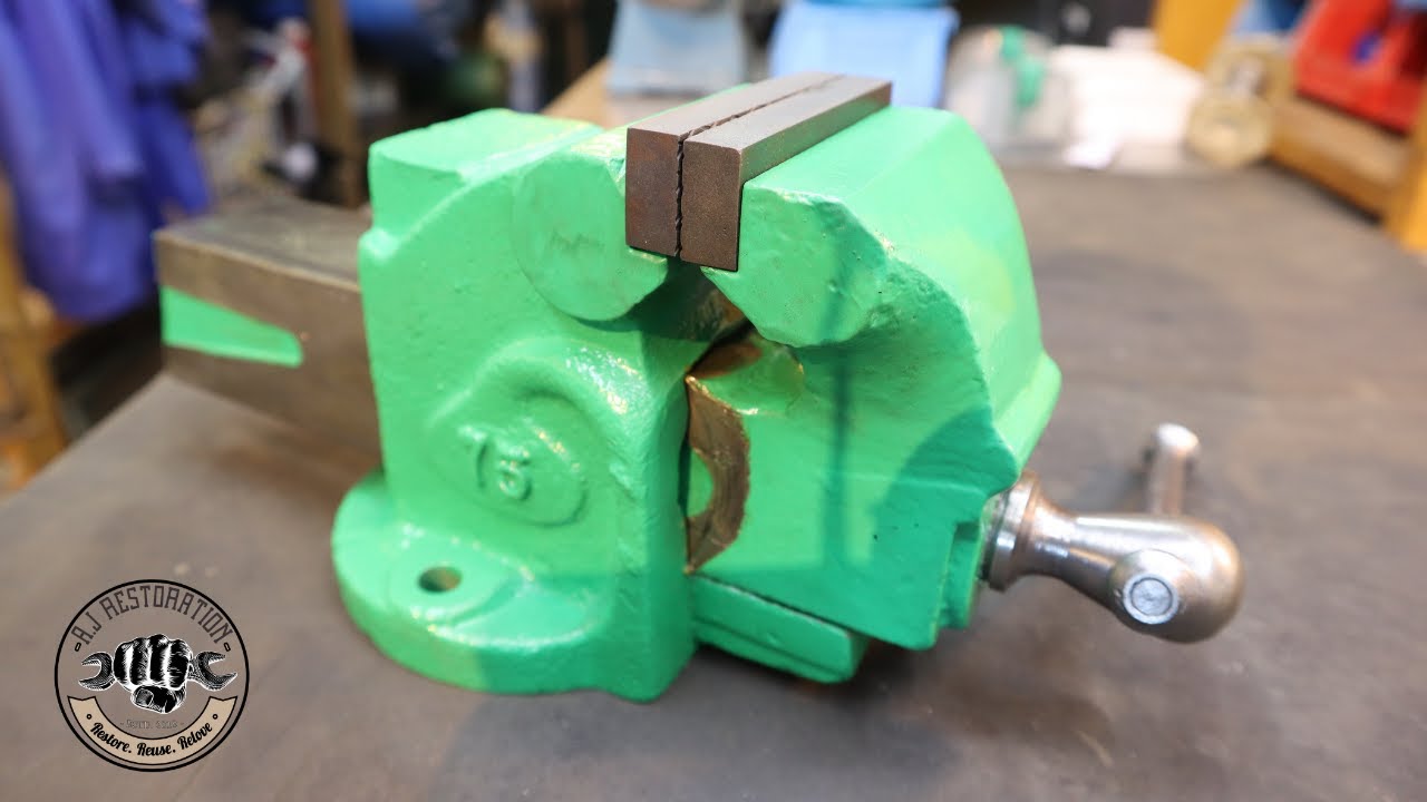 1980's Vintage Bench Vise Restoration.