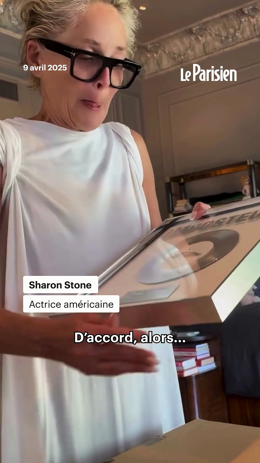 Sharon Stone récompensée pour un duo avec Julien Doré