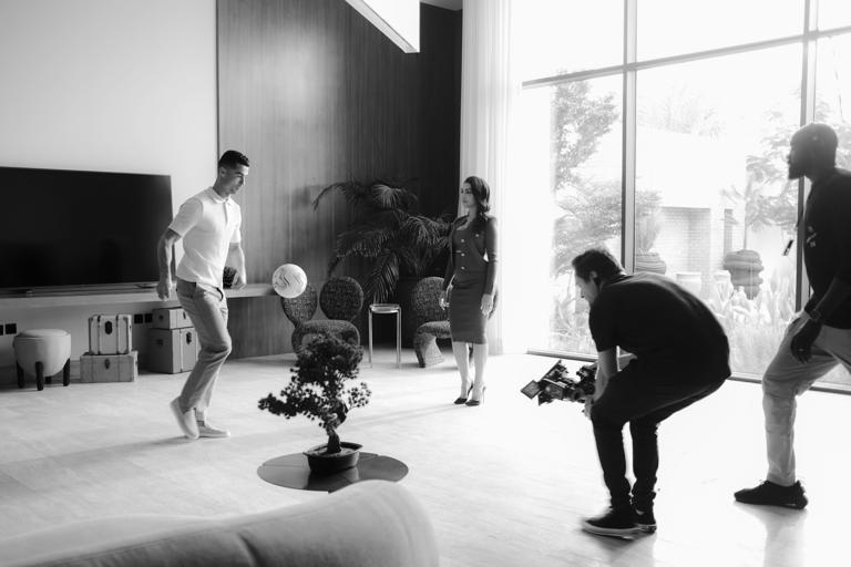 Ronaldo en Georgina stappen aan boord van nieuwe Arabische cruiselijn