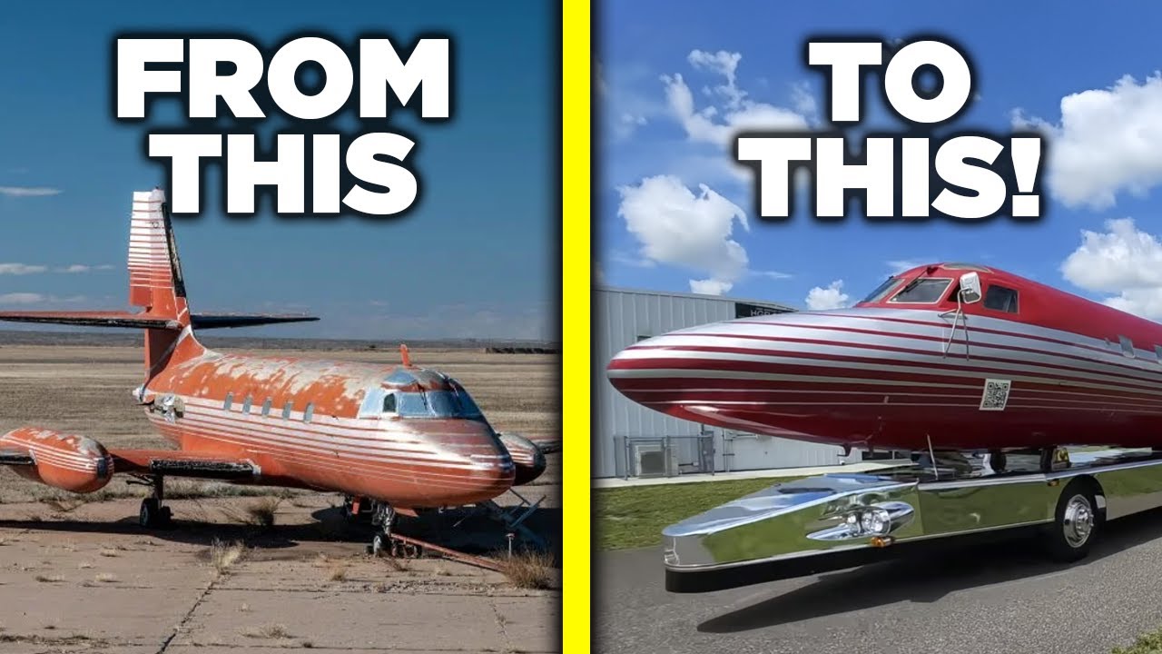 I turned Elvis’s abandoned jet into a luxury RV