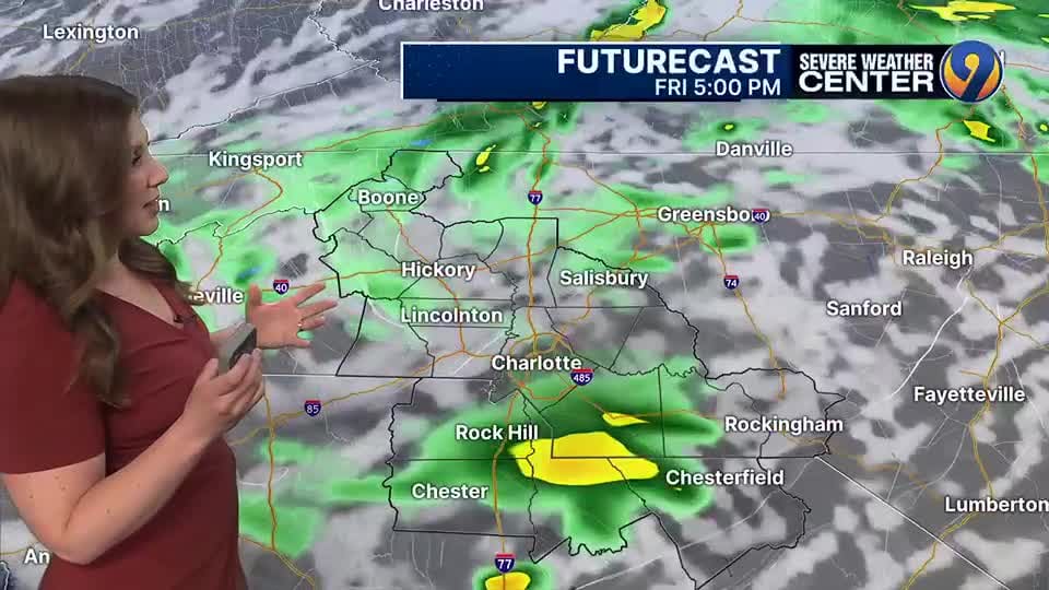 Friday morning's forecast with Meteorologist Danielle Miller