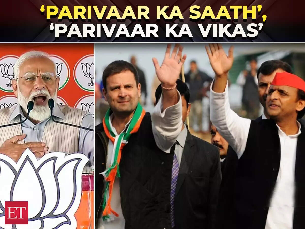 PM Modi's dig at Congress, SP in Varanasi, 'Their ideology is ‘parivaar ...