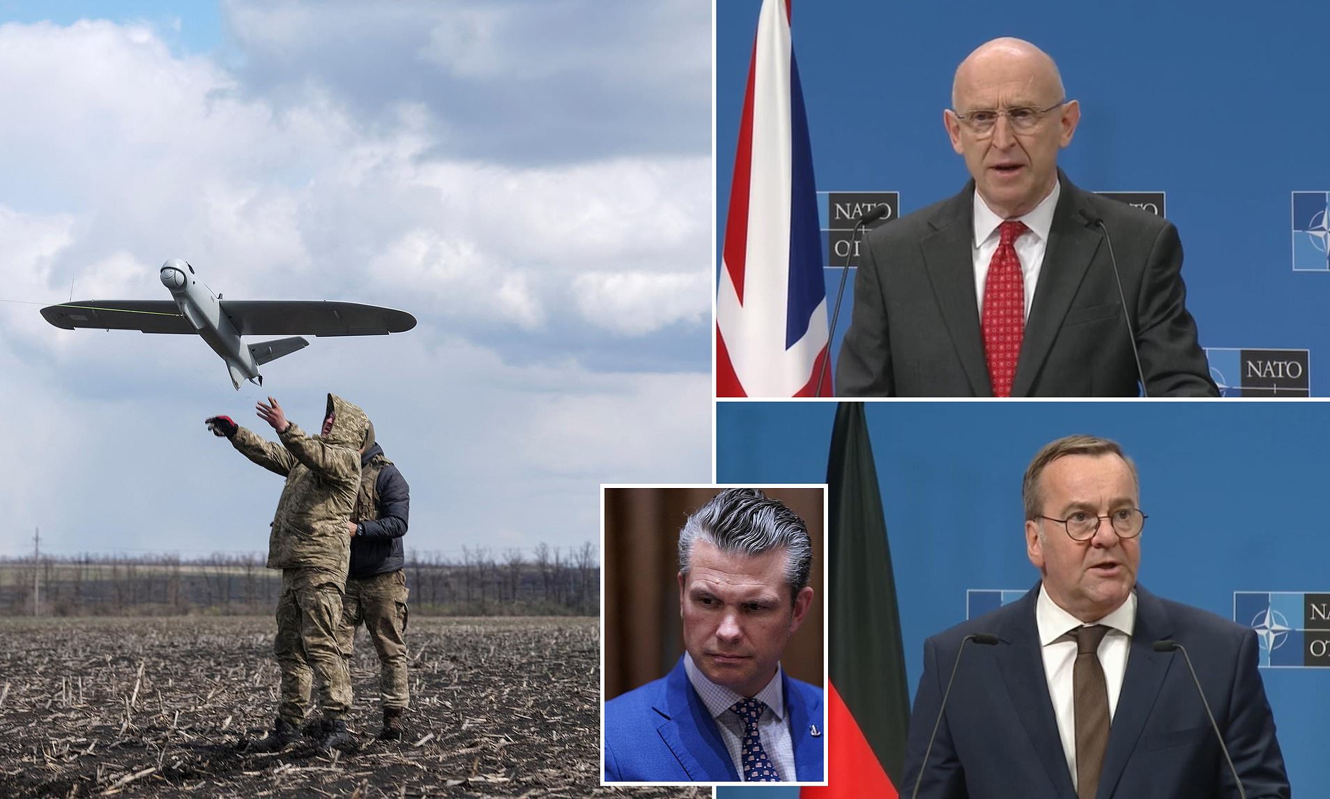 Allies pour £18bn more into Ukraine defence with peace 'out of reach