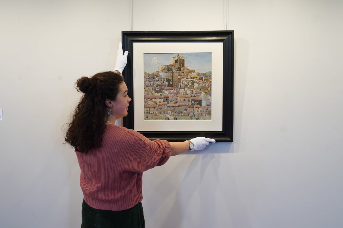 Charles Rennie Mackintosh watercolour of French village to be sold at ...