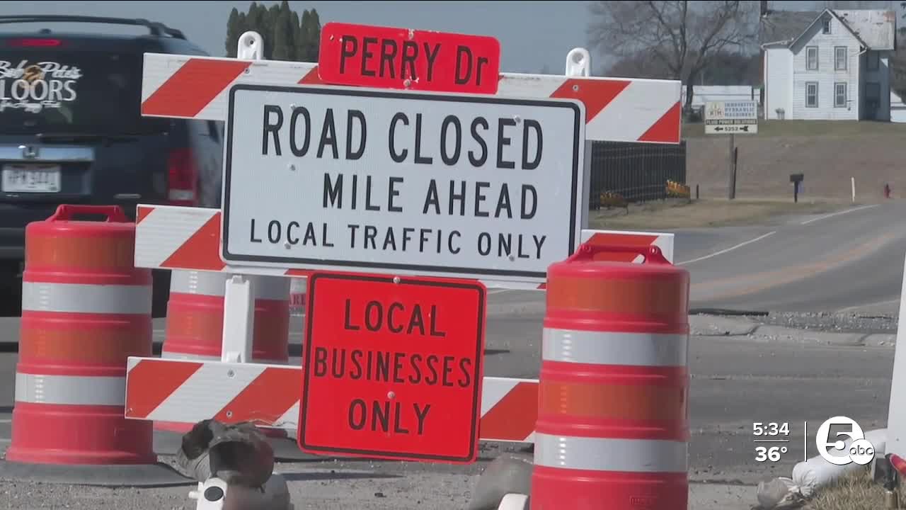 When will Canton's Perry Drive open?