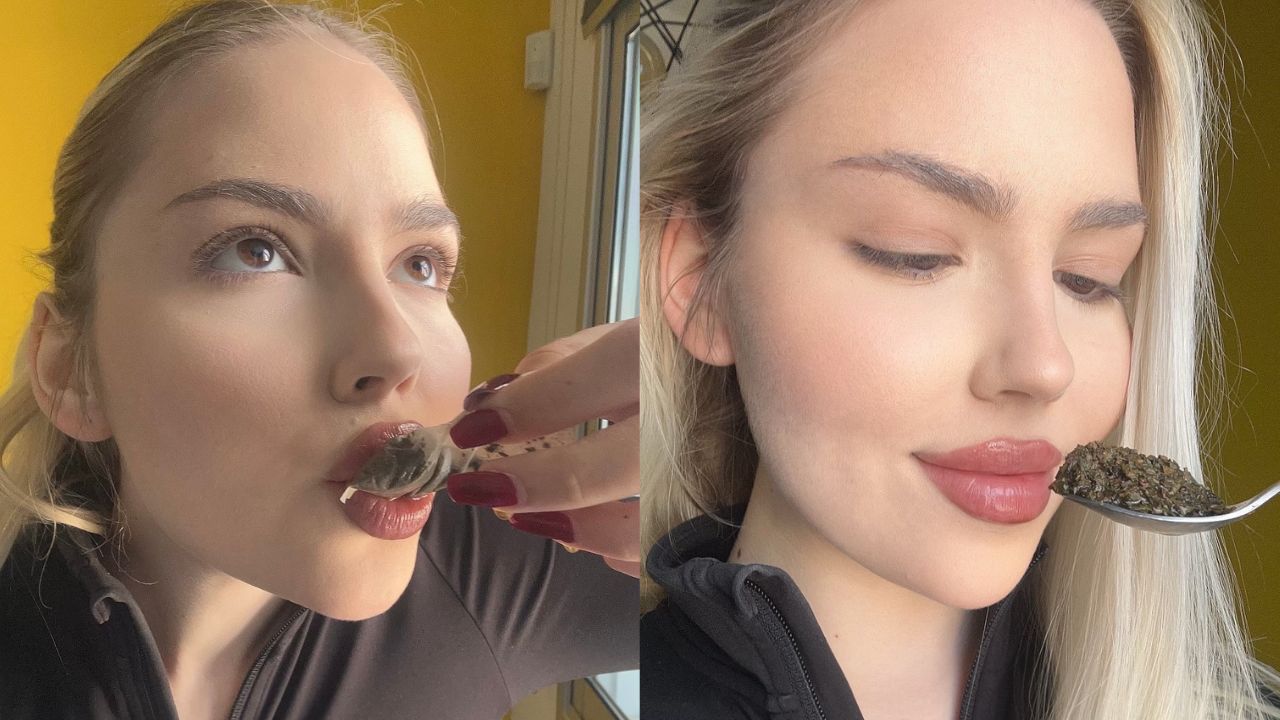 "I am addicted to tea leaves and tea bags - I love the taste and eat ...