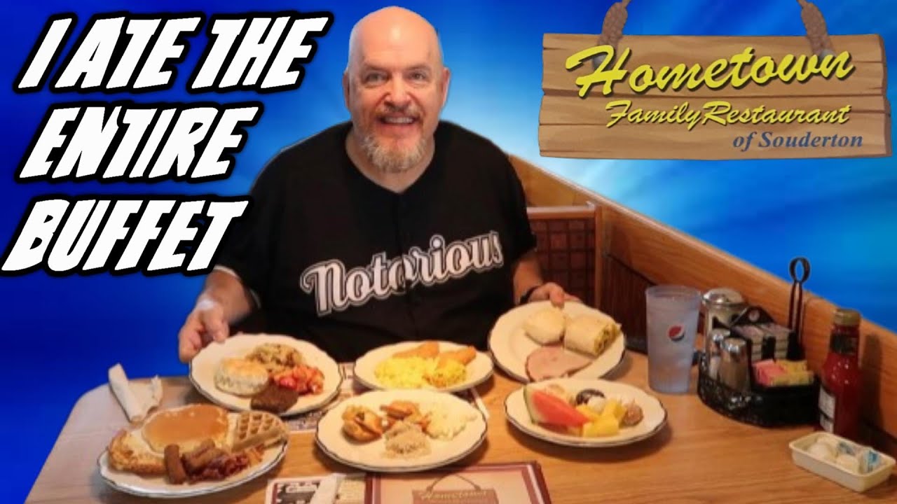 EATING EVERY ITEM ON THE ENTIRE BUFFET | Hometown Family Restaurant