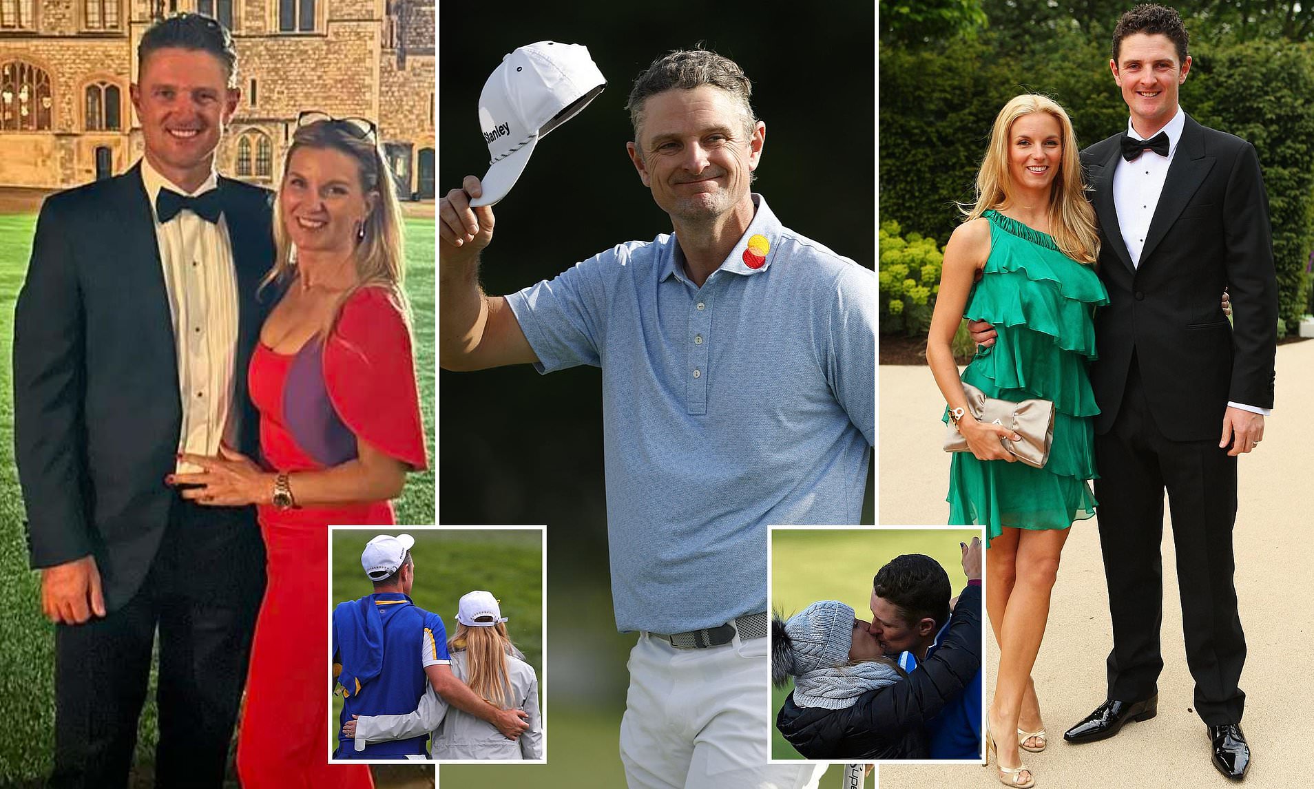 How Masters leader Justin Rose's ex-gymnast 'boss' wife saved his ...