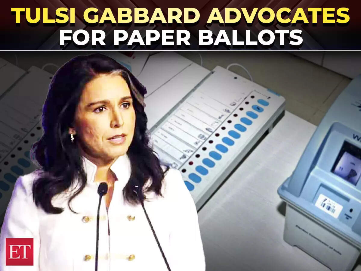 Tulsi Gabbards, DNI on election integrity: 'These electronic voting systems vulnerable to ...