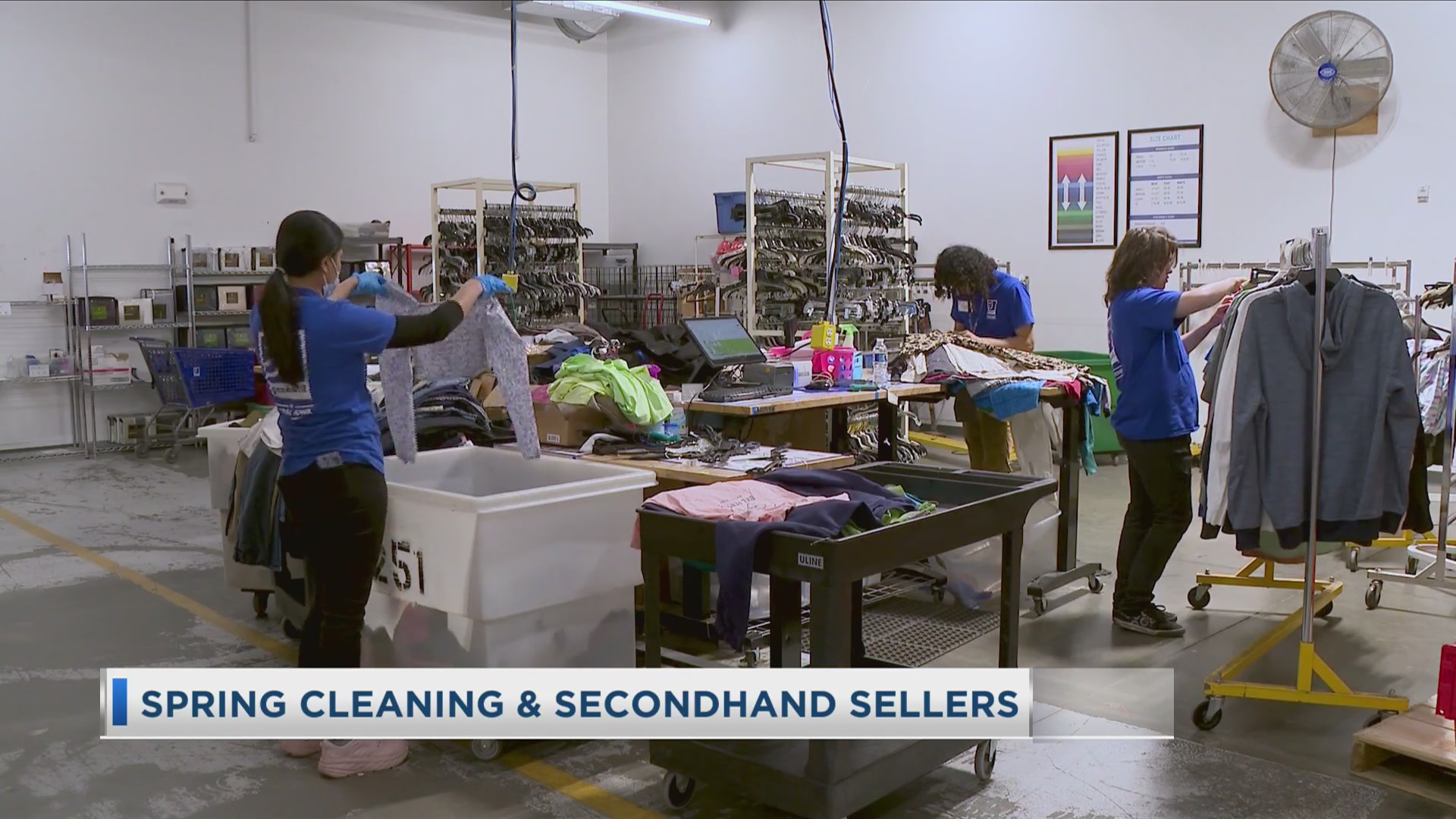 Spring cleaning season and secondhand sellers