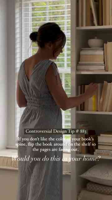 Controversial Design Tip: Display Books Your Way