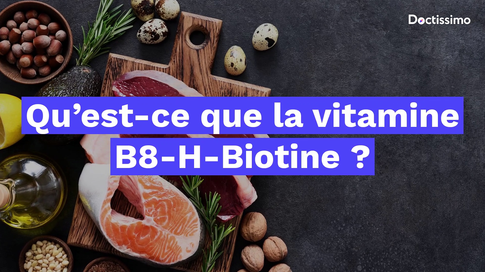 💊 La vitamine B8 (H ou Biotine) : un concentré de bienfaits