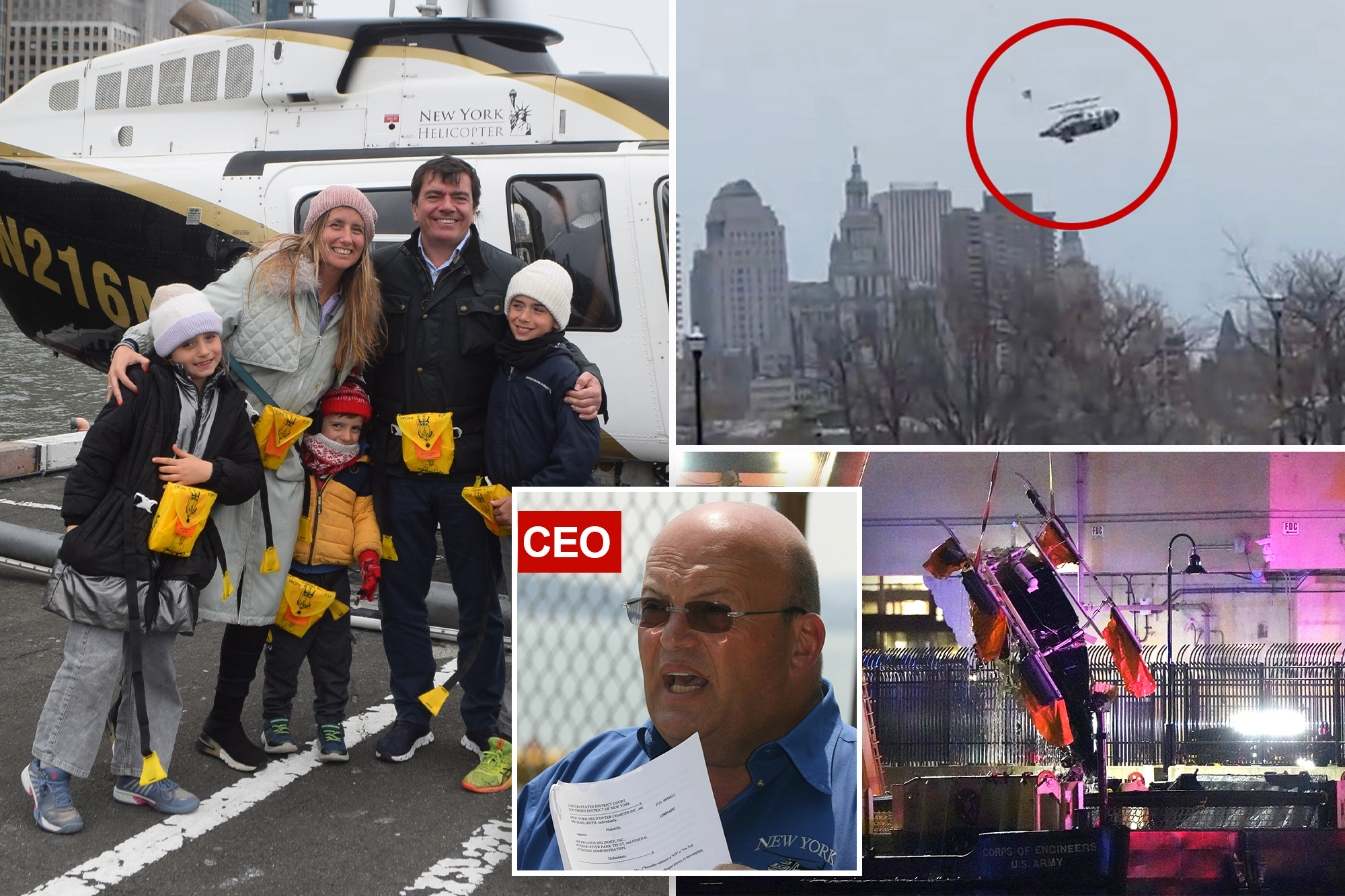CEO of chopper in Hudson River helicopter crash says pilot was flying ...