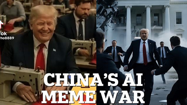 Chinese accounts unleash 'AI meme warfare' on Donald Trump
