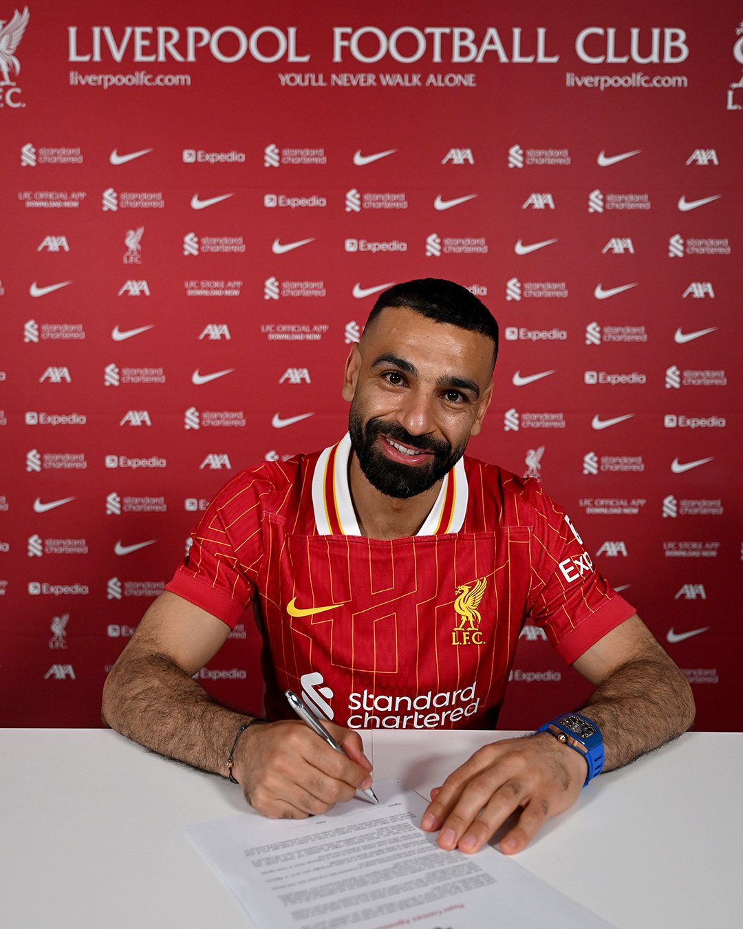 Mohamed Salah signs new contract with Liverpool FC