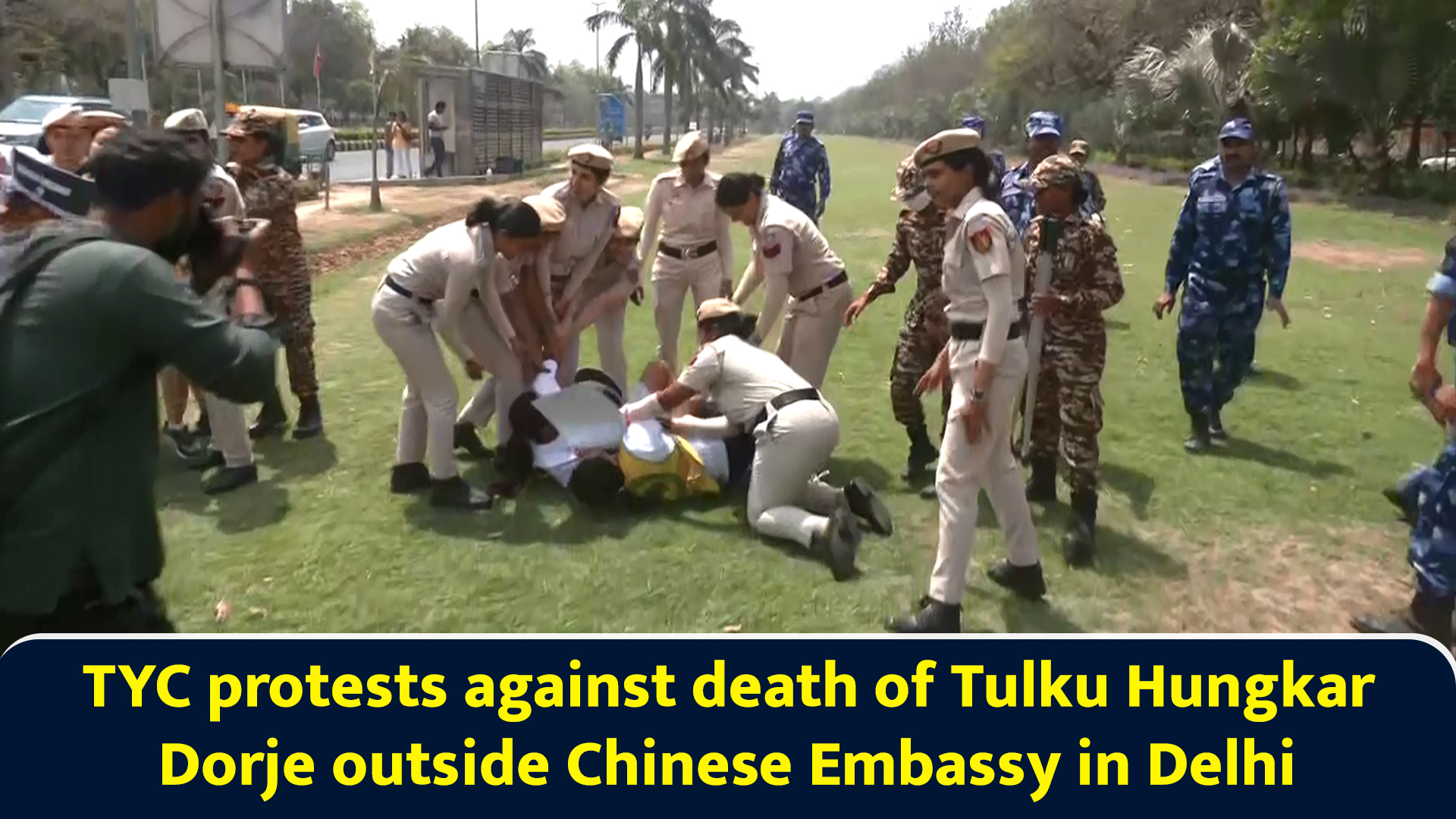 TYC protests against death of Tulku Hungkar Dorje outside Chinese ...