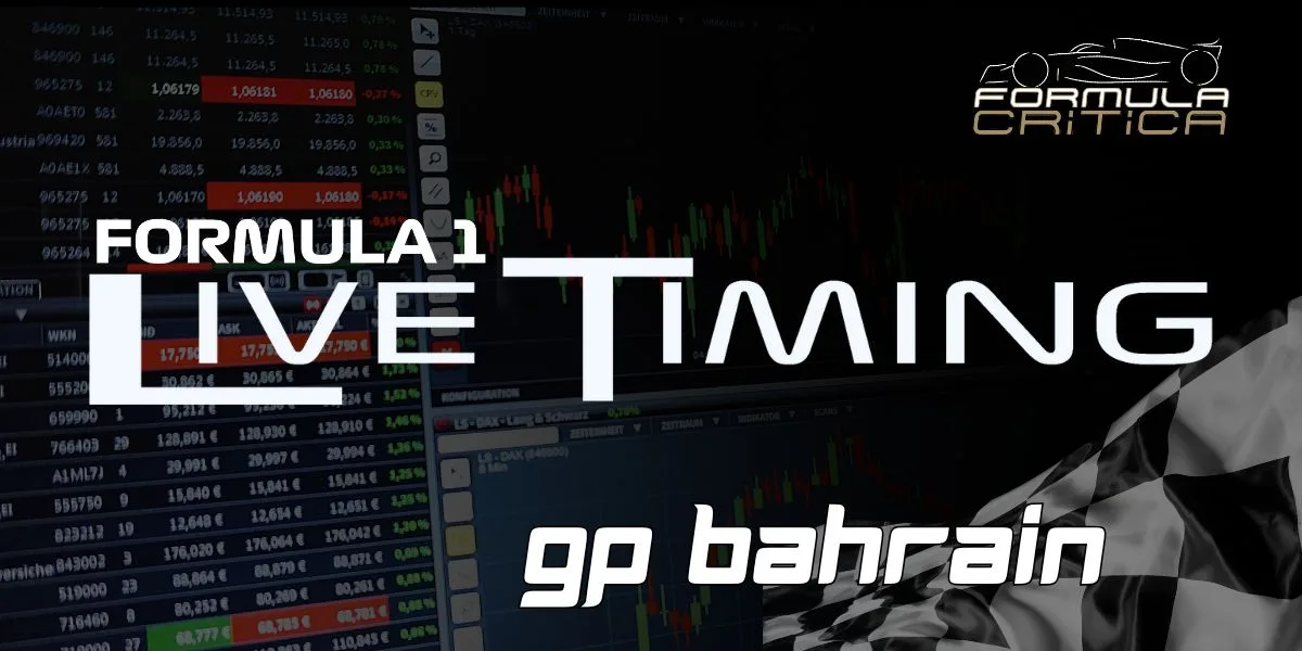 F1 Live Timing - Gp Bahrain