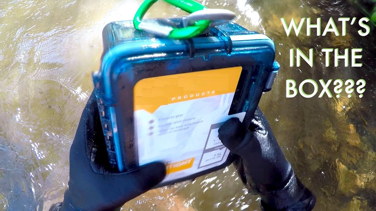 I Found a FULL Sealed Box Underwater in the River!