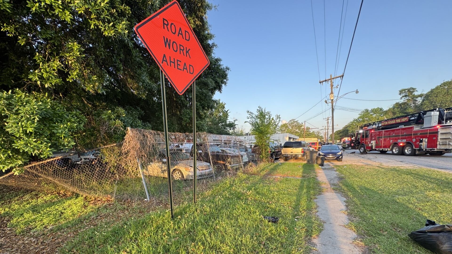Building fire under investigation for suspected arson in Baton Rouge