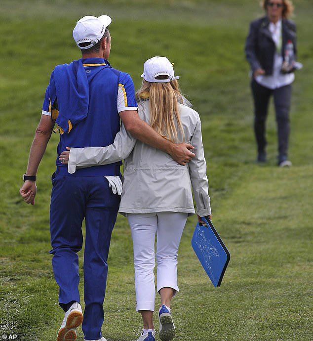 How Masters leader Justin Rose's ex-gymnast 'boss' wife saved his ...