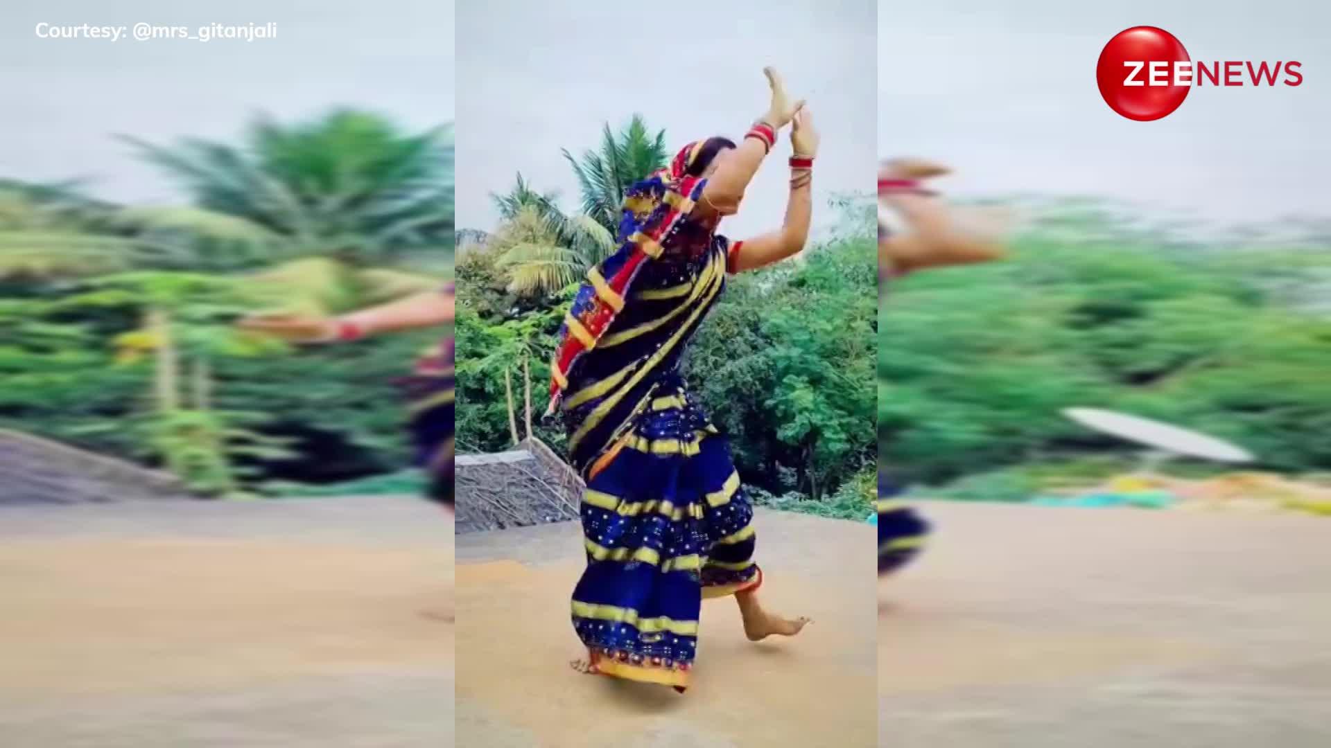 साड़ी पहनकर गांव की आंटी ने 'छान के मोहल्ला' गाने पर किया लाजवाब डांस ...