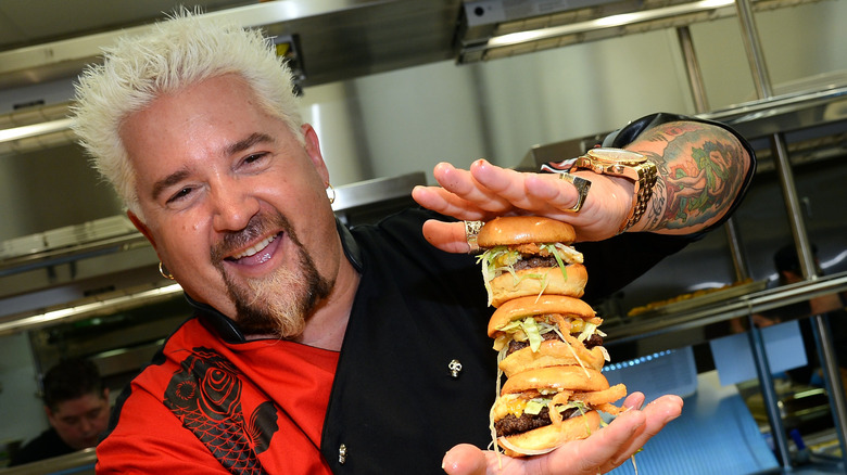 What Goes Into Guy Fieri's Perfect Burger