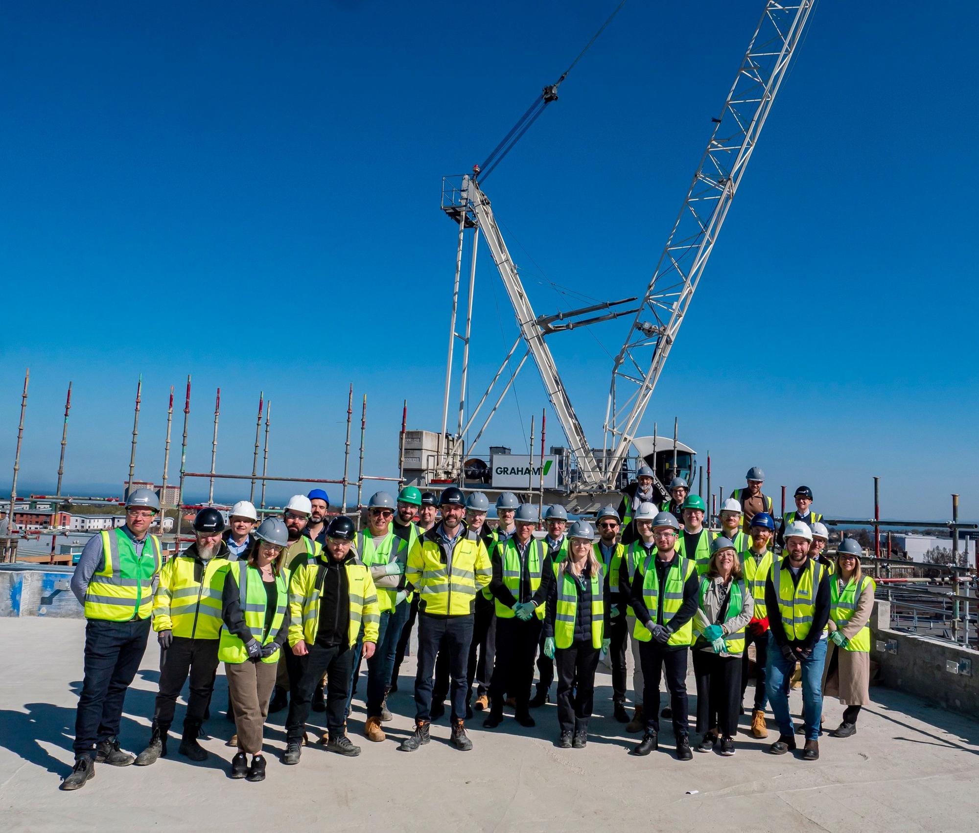 New Edinburgh PBSA development reaches topping out milestone