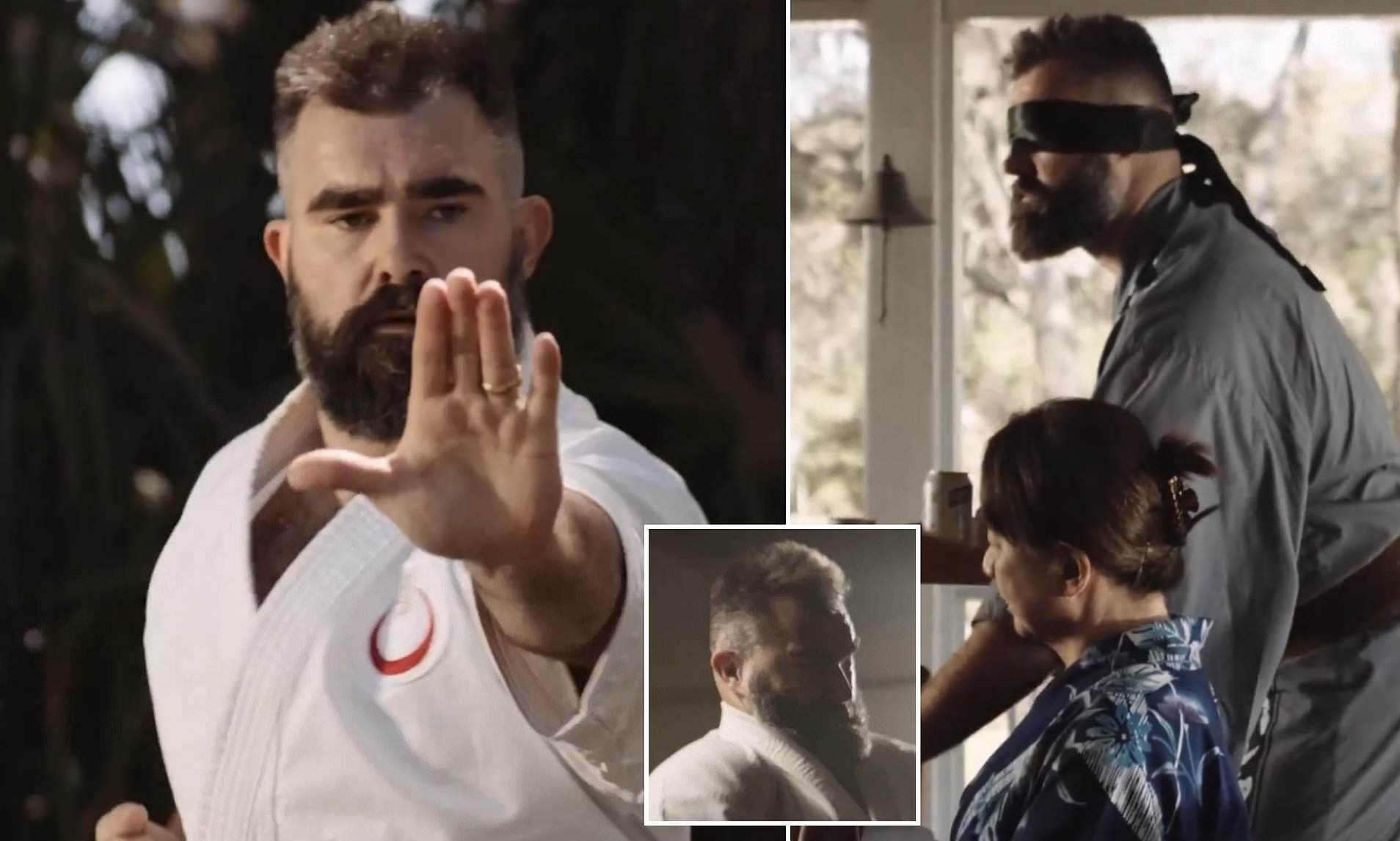 Jason Kelce transforms into martial arts fighter in new commercial for ...