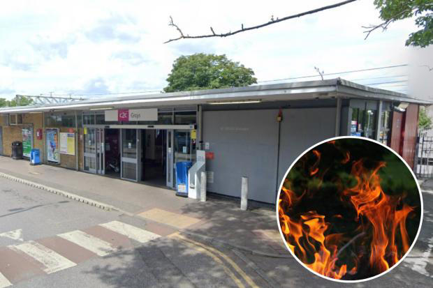 Fire next to train track blocks c2c line in south Essex ahead of rush hour