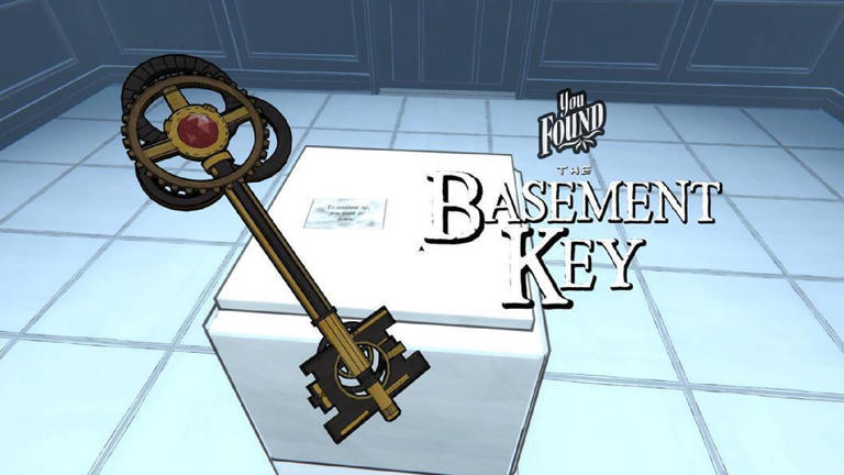 How to get the basement key in Blue Prince