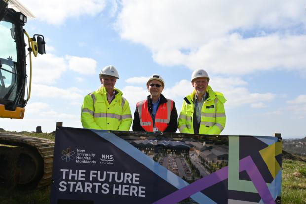 Major milestone reached as groundwork starts at site of new hospital