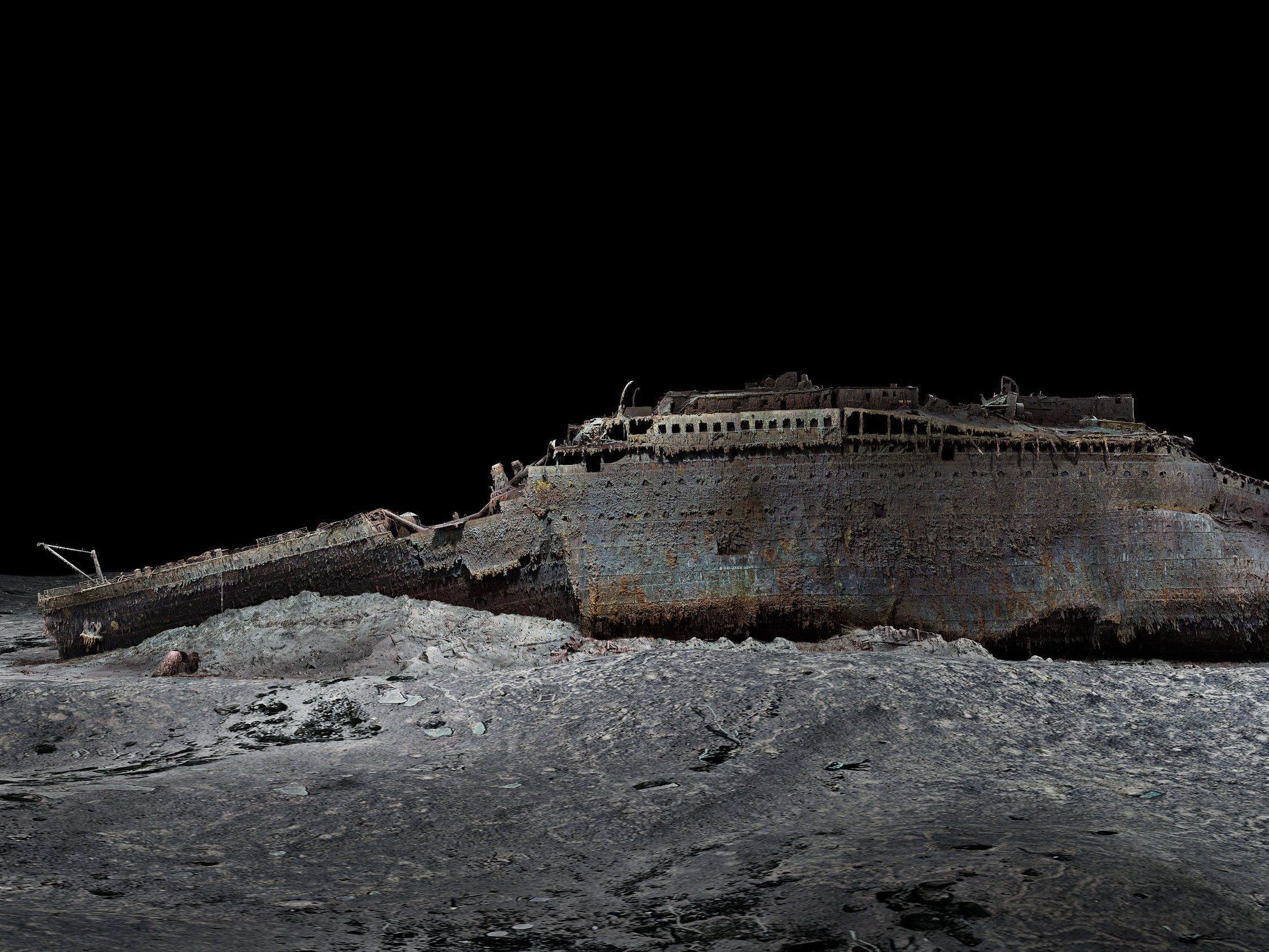 See the most detailed images ever taken of Titanic's wreckage, which ...