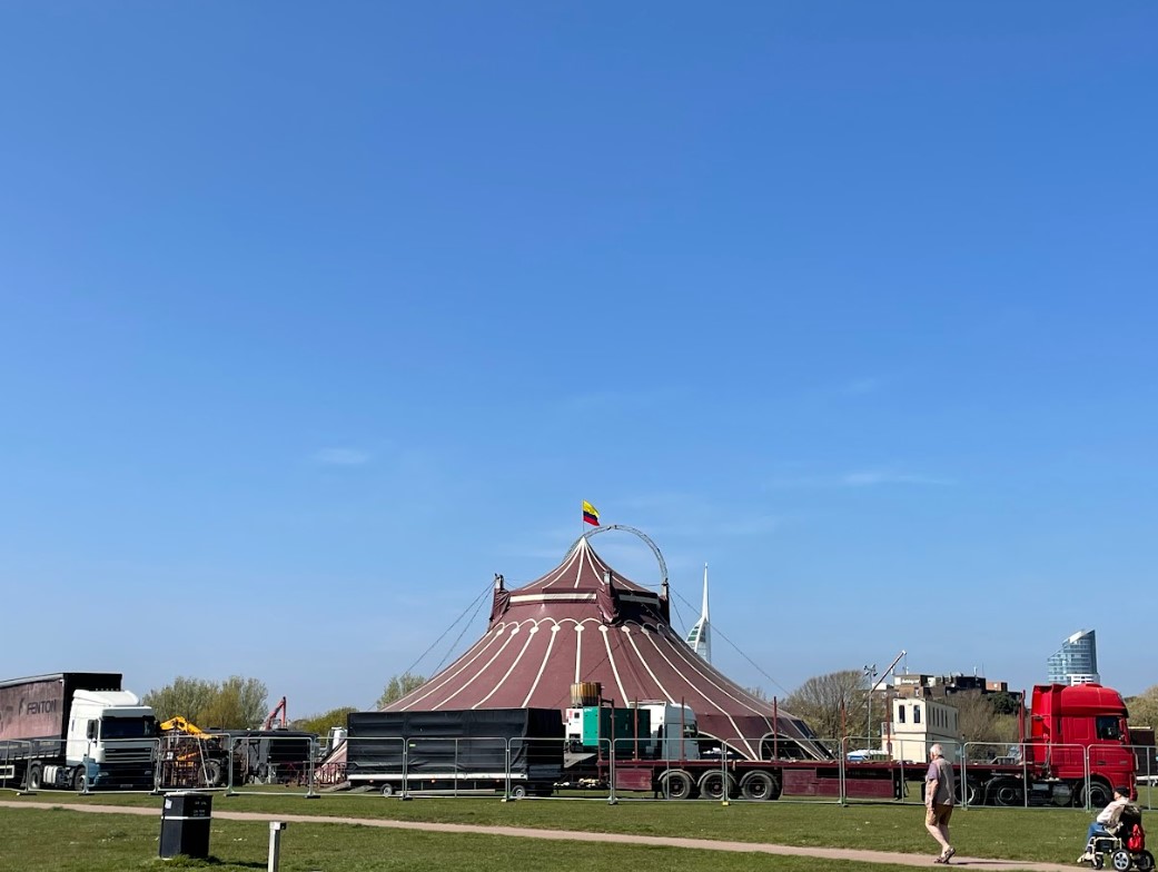 Circus Zyair arrives at Southsea Common - times and prices