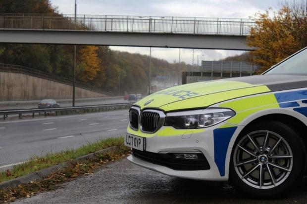 Man in hospital after crash with central reservation during medical episode